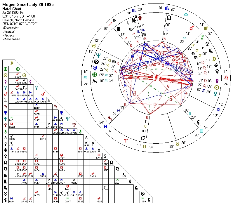 Megan Smart Birth Chart - Max Full Circle